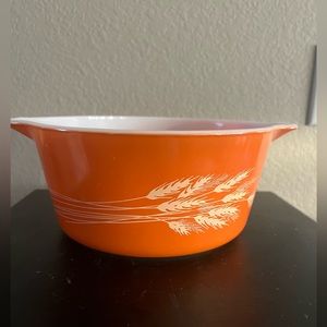 Pyrex | Kitchen | Vintage Pyrex Autumn Harvest 474 Wheat Sheaves On ...